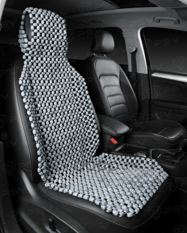 Накидка массажная "PSV" P2003 BIG большая, деревянные косточки, серый PSV арт. 137167