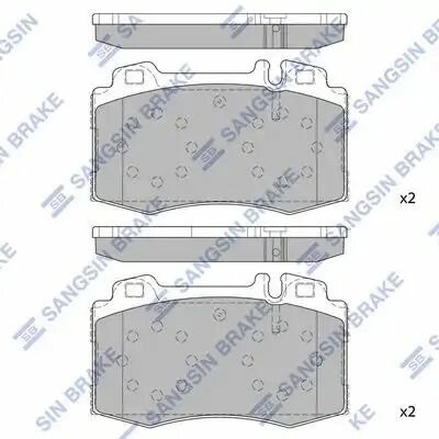 Колодки дисковые передние MB W220/W211 02>
