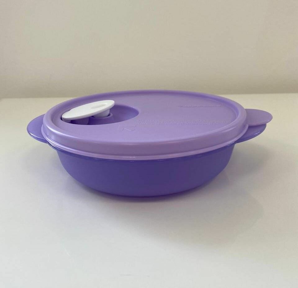 Контейнер "Новая волна" (390 мл), для разогрева в СВЧ сиреневый. Tupperware