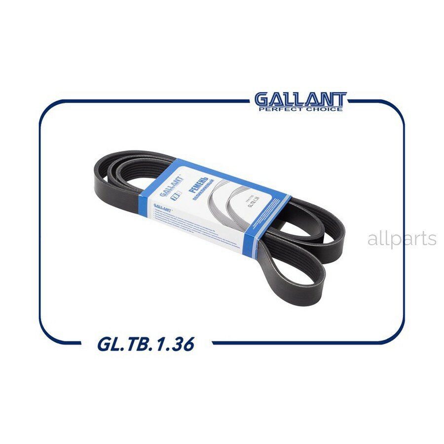 GALLANT GLTB136 Ремень поликлиновый 7PK1792 Renault Duster 2012> 2.0л с конд.