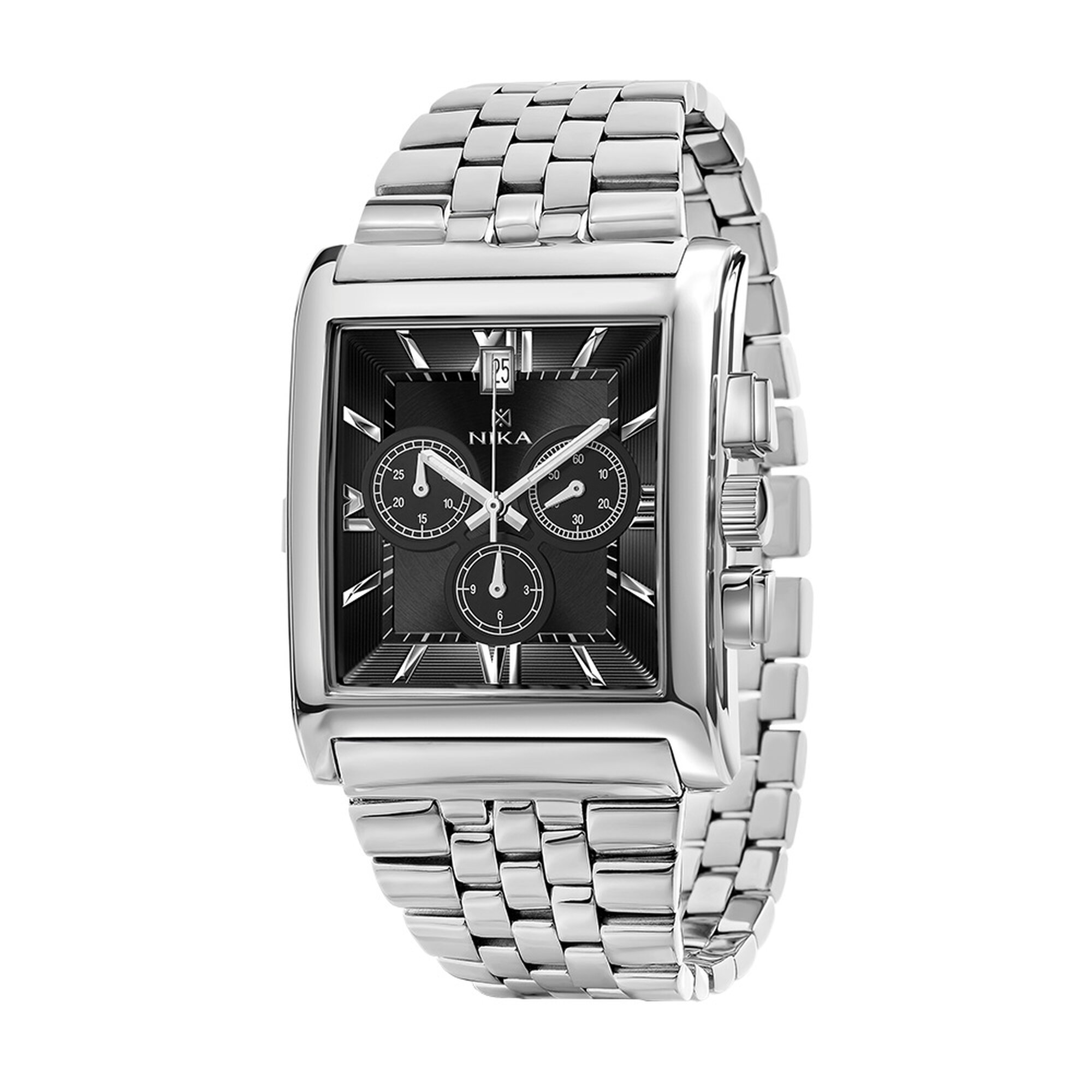 Наручные часы, серебро, кварц