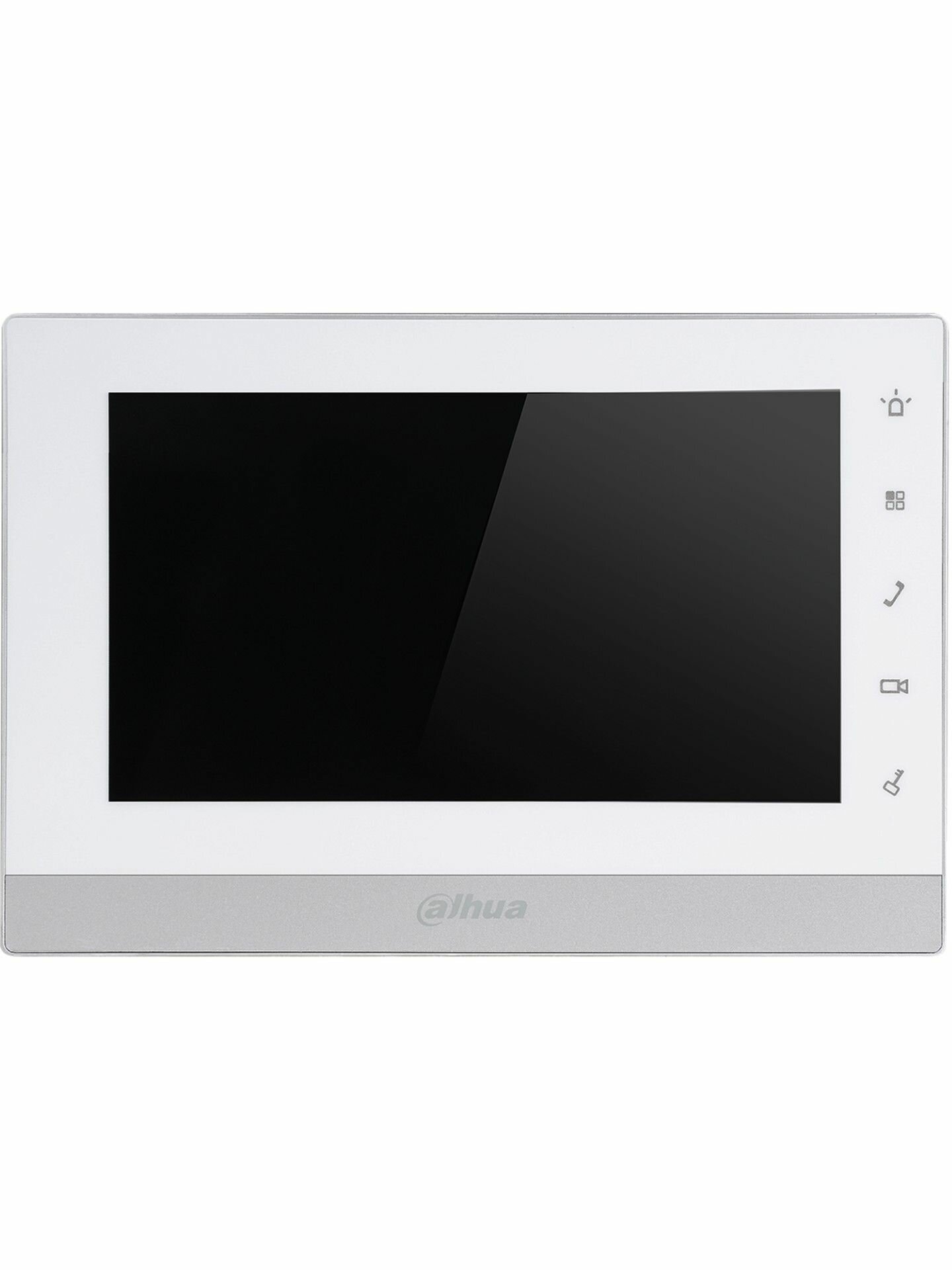 Видеодомофон для квартиры Dahua DHI-VTH1550CH-S2 монитор для дома или офиса, IP видеомонитор с сенсорным ЖК дисплеем 7", 1024x600px, POE