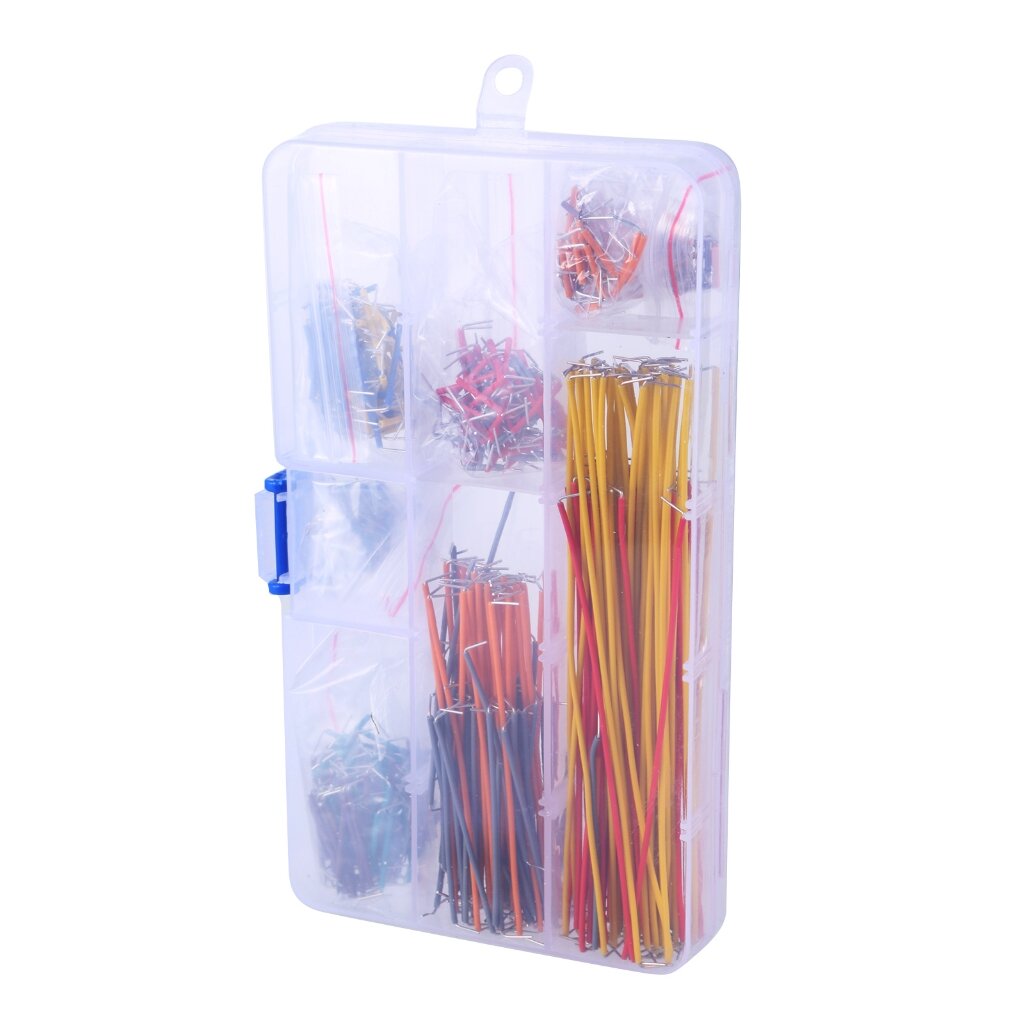 560 шт. 14 макетных перемычек различной длины, гибкий макетный провод, монтажная плата, набор проводов для макетной платы