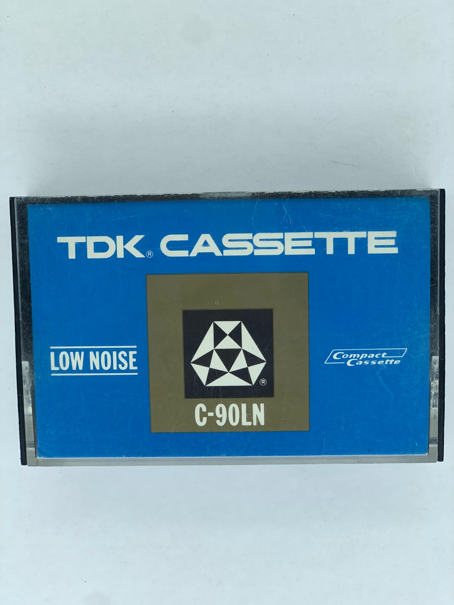 Ранняя аудиокассета TDK C90LN LOW NOISE из первых серий TDK начала 1970-х легендарная made in JAPAN классическая Япония