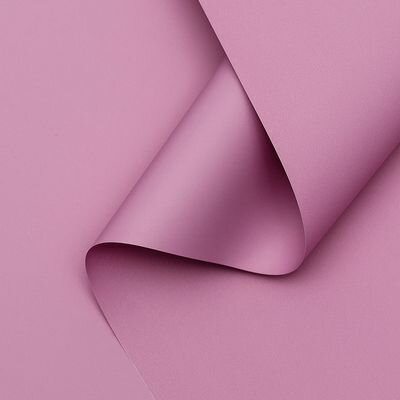 Пленка для цветов тонированная, матовая, розовая орхидея, 0.5х10 м, 65 мкм