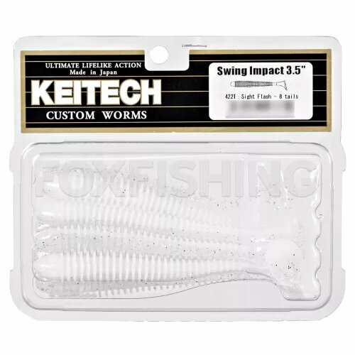 Силиконовая приманка Keitech Swing Impact 3.5 8,8см. вес: 3,2гр. 8шт. #422