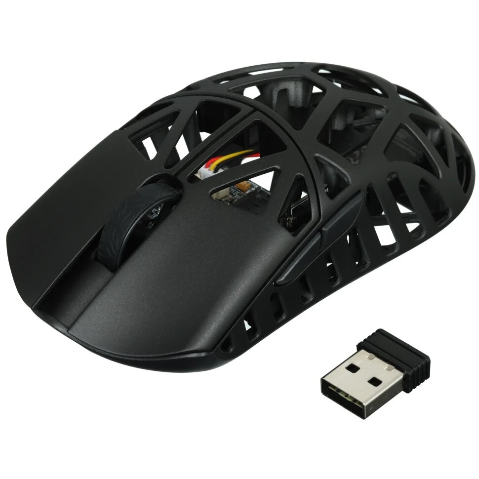 Мышь беспроводная WLMOUSE Beast Mini Pro черный, PixArt PAW3950HS