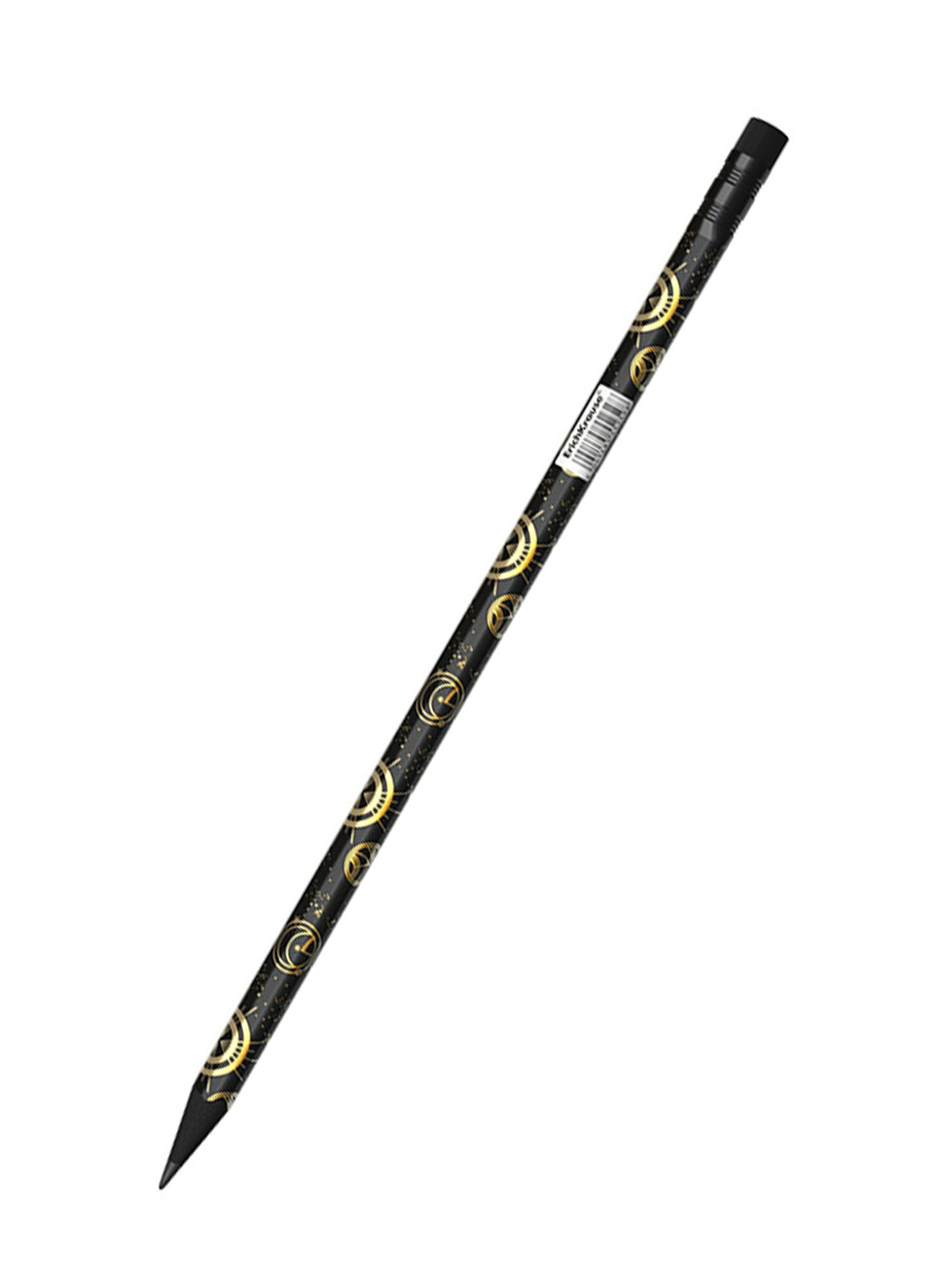 Карандаш Erich Krause, Magic Sky, чернографитный HB с ластиком