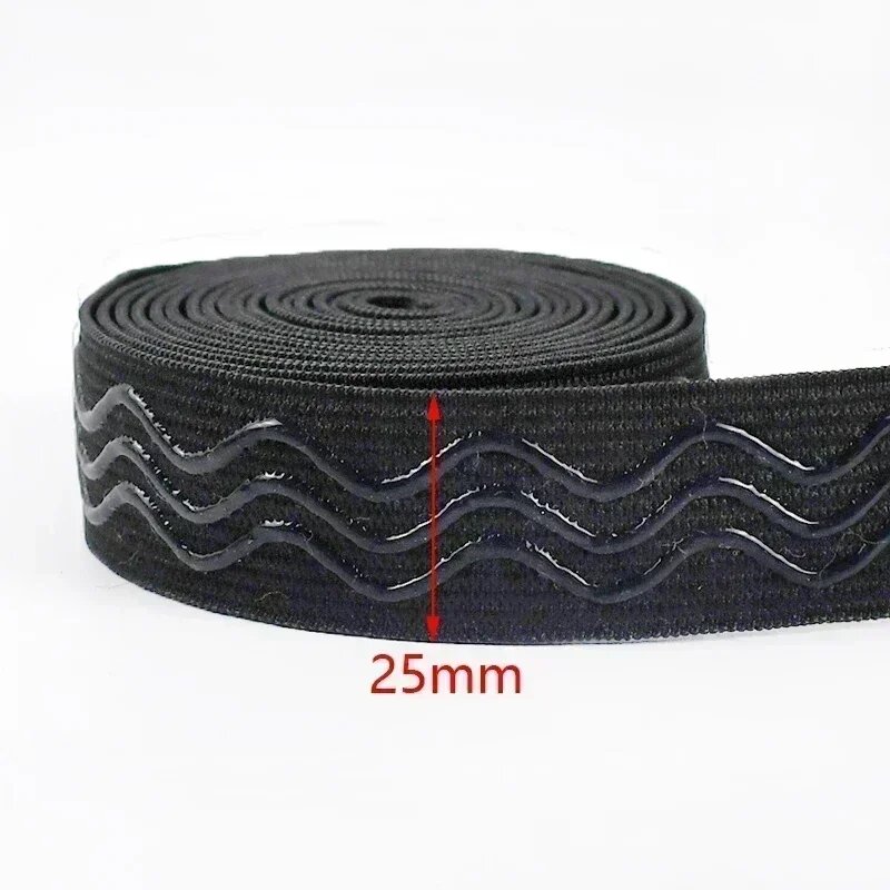 2/5/10 м 10-50 мм силиконовая эластичная лента, эластичная лента, швейный ремень для бюстгальтера, нижнее белье, нескользящая резиновая лента, пояс, аксессуар для одежды