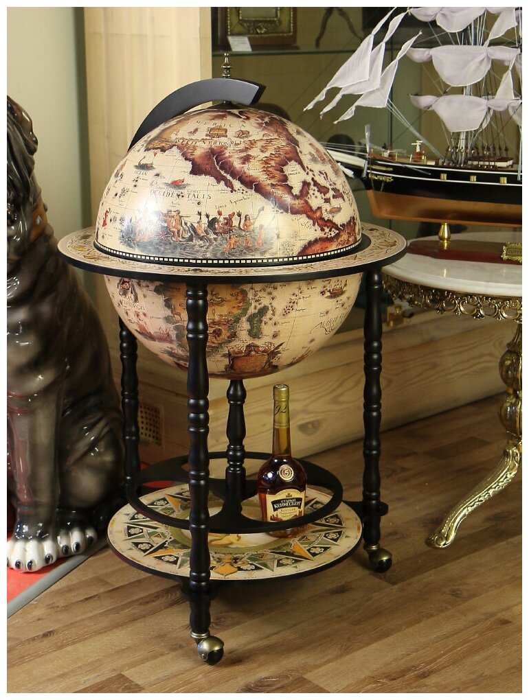 Глобус бар напольный JUFENG Domino, диам. 45