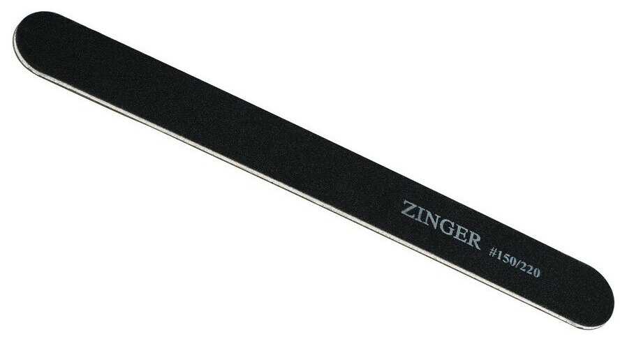 Пилка для маникюра Zinger USS-411 прямая , 150/220 GL BFY