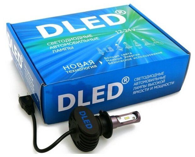 Светодиодная автомобильная лампа H7-S1 Dled (1 лампа в упаковке)