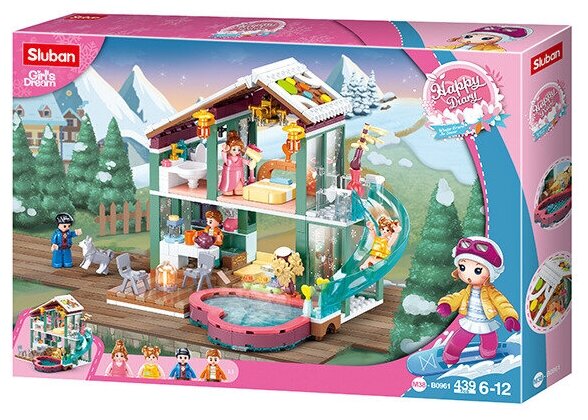 Конструктор Sluban Курорт 439 деталей , M38-B0961