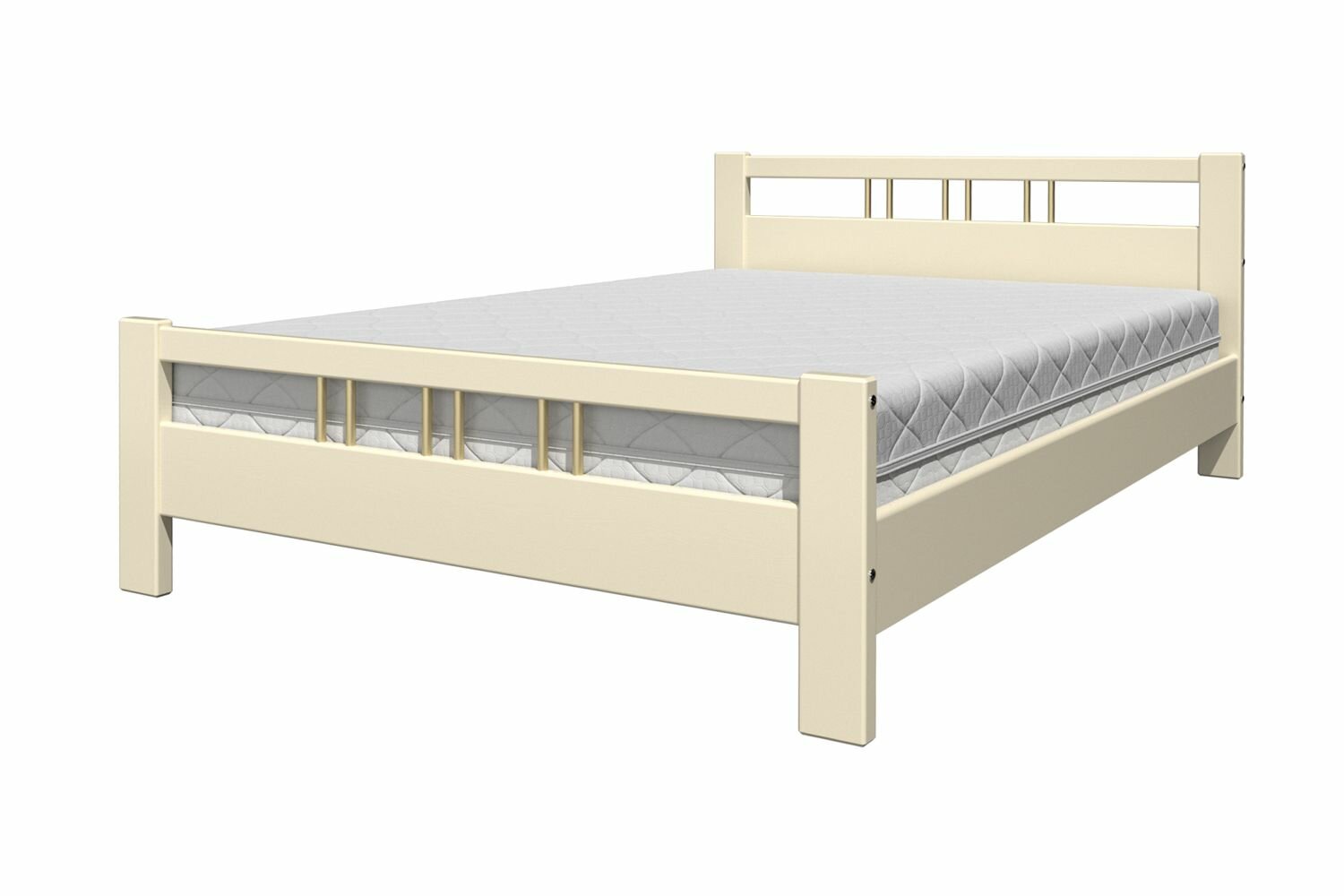 Вероника-3 Кровать Слоновая кость 120х200