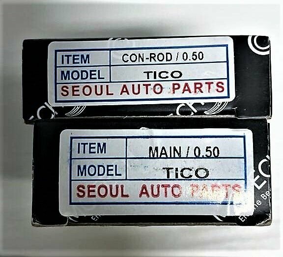Вкладыши для ДЭУ матиз 0.8 комплект (коренные и шатунные d+0.50 ) MOTECH 1230061810050 121811881851050