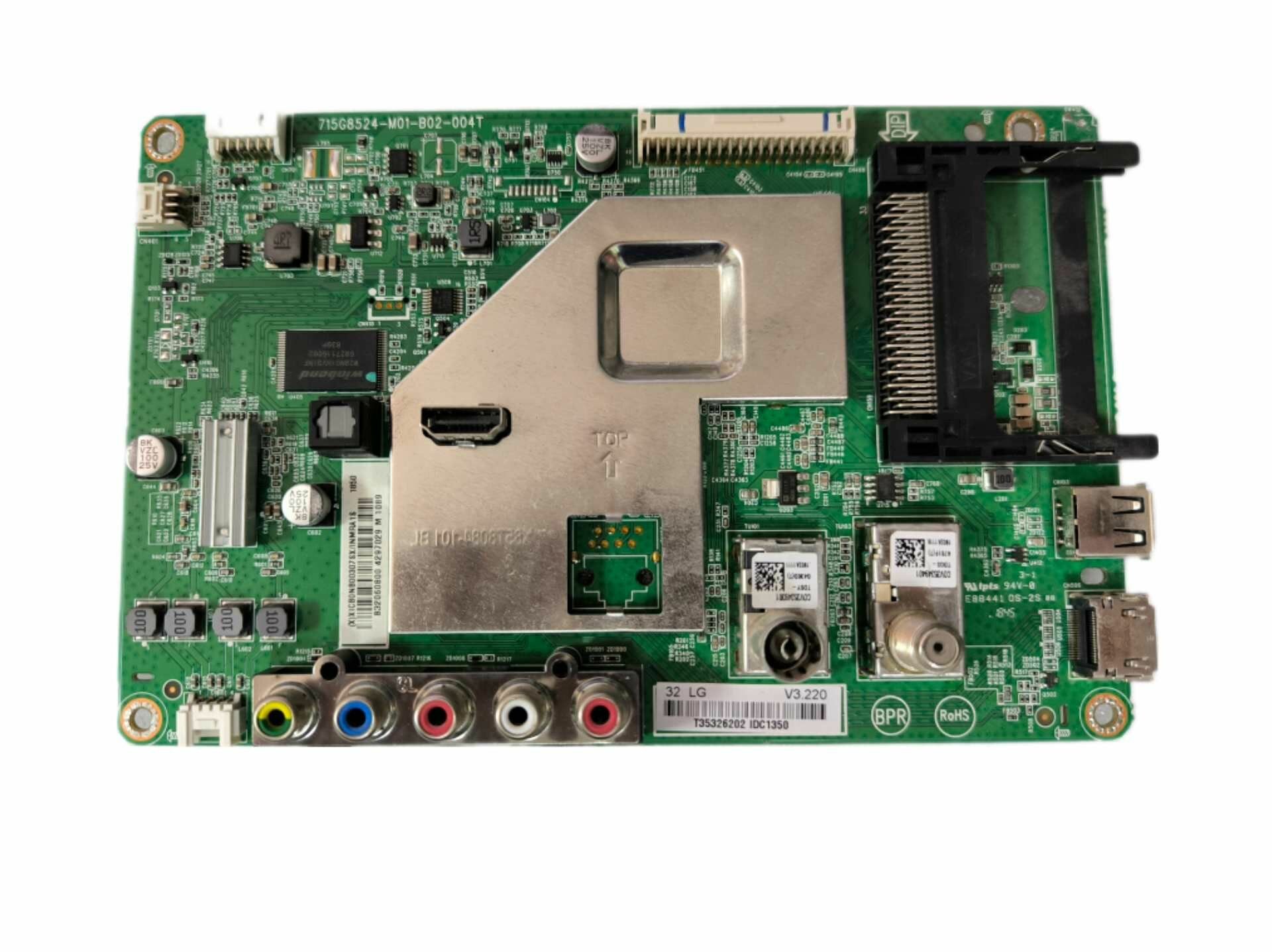 Материнская плата (main board) от телевизора LG 39lb561 / 715G8524-M01-B02-004T