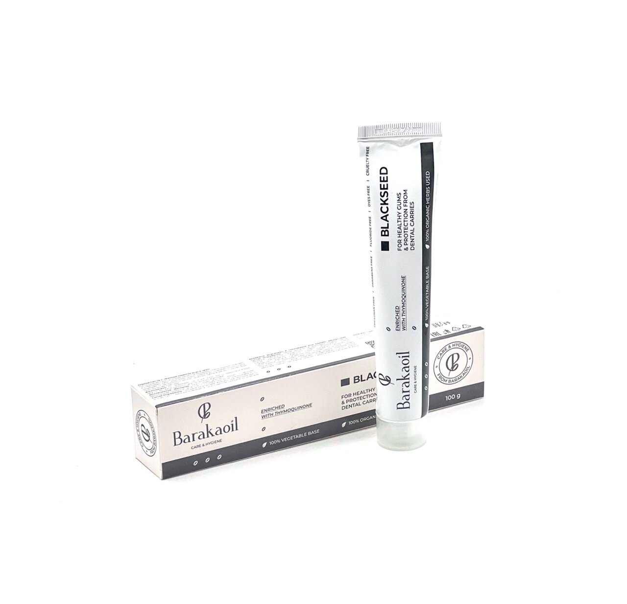 Зубная паста Barakaoil Blackseed (с черным тмином) Индия, 100 г
