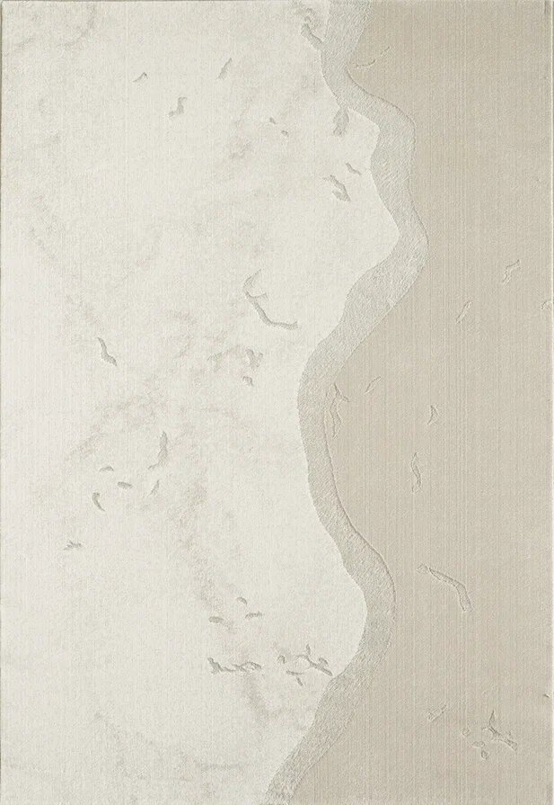 Ковер турецкий на пол в гостиную в спальню 200х300 см бежевый современный ворс 9 мм 292044 Kover-Russia