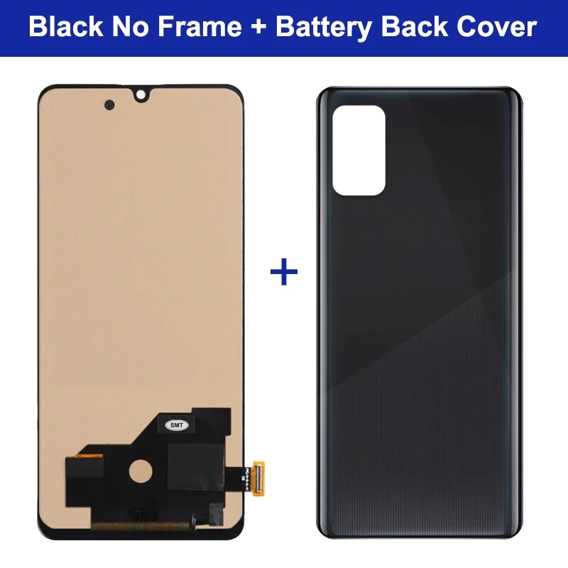 A41 4G для Samsung протестировано A415 A415F SCV48 SC-41A ЖК-дисплей, сменный No Frame Cover