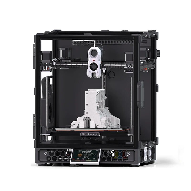 Siboor Voron Trident [June] 3D-принтер 350mm, with decorative part, Black White Metal
