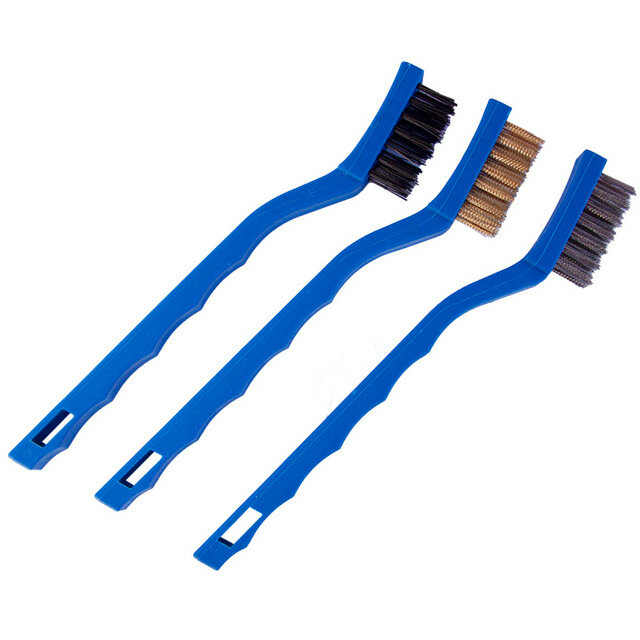 TOOLBERG набор щеток малые 3 шт арт.2303001 для чистки и обработки поверхностей