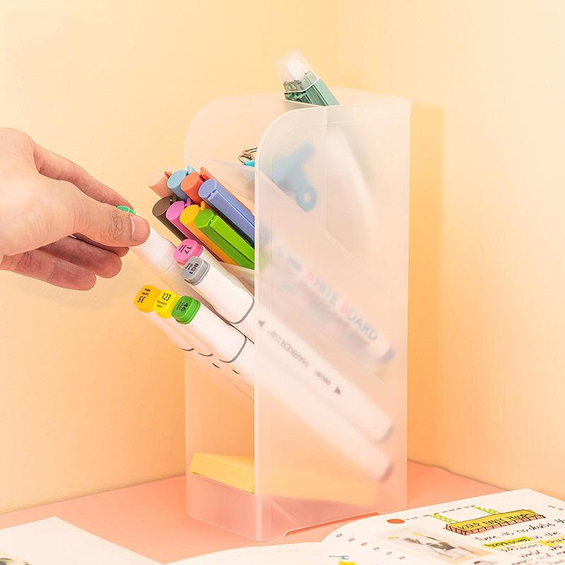 Подставка-органайзер для канцелярских принадлежностей Deli 8932White, 5 отделений, цвет белый