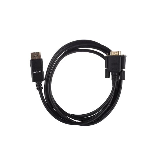Кабель DisplayPort - VGA GoPower 00-00027497 1.8m