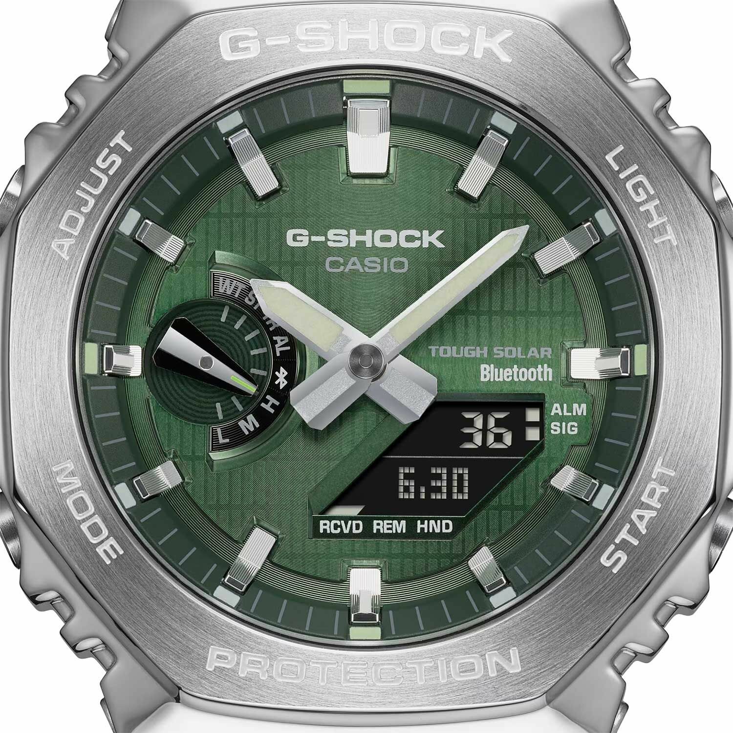 Наручные часы CASIO G-Shock, зеленый, — фото 1
