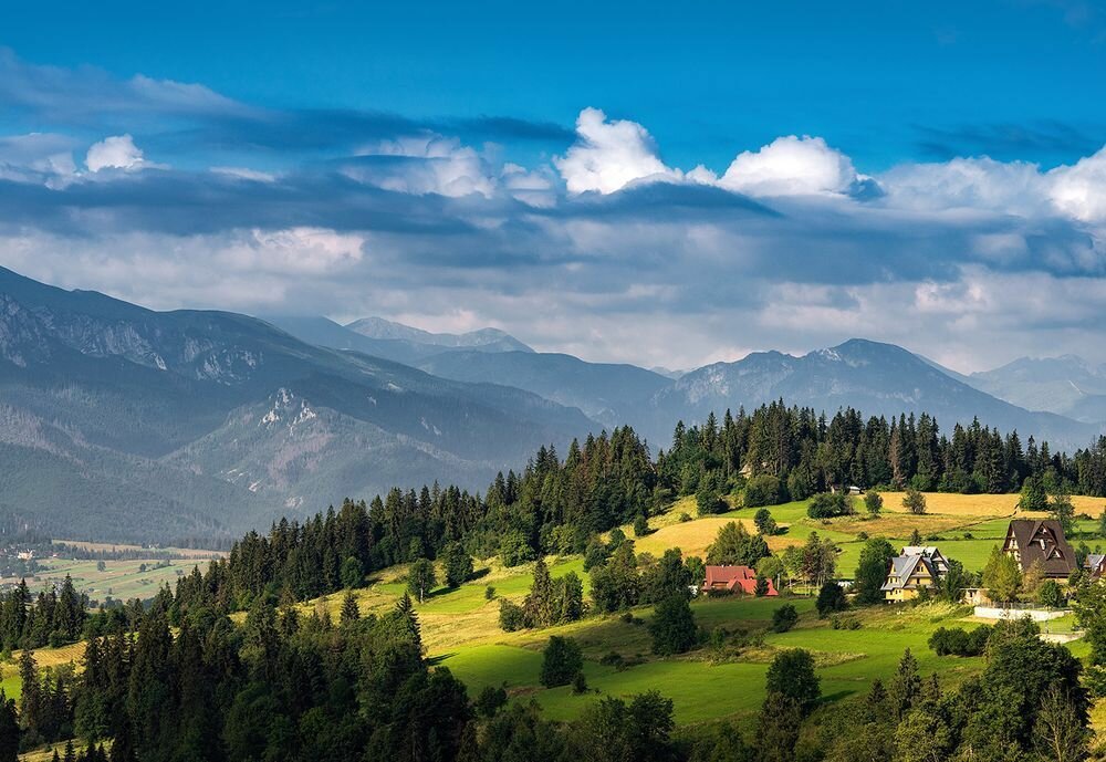 Календарь трехсекционный "премиум" на 2025 год, "Альпийская деревня"