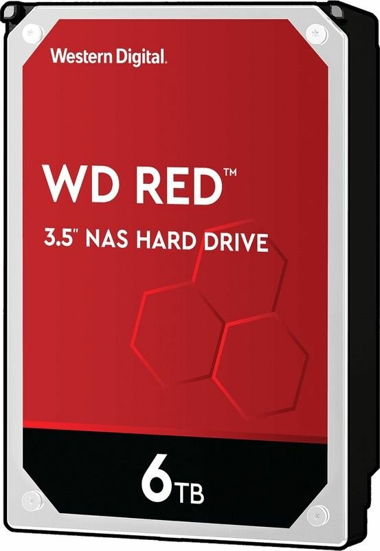 Жетский диск Western Digital 3.5" NAS HDD 6TB Red Plus WD60EFPX (actual)