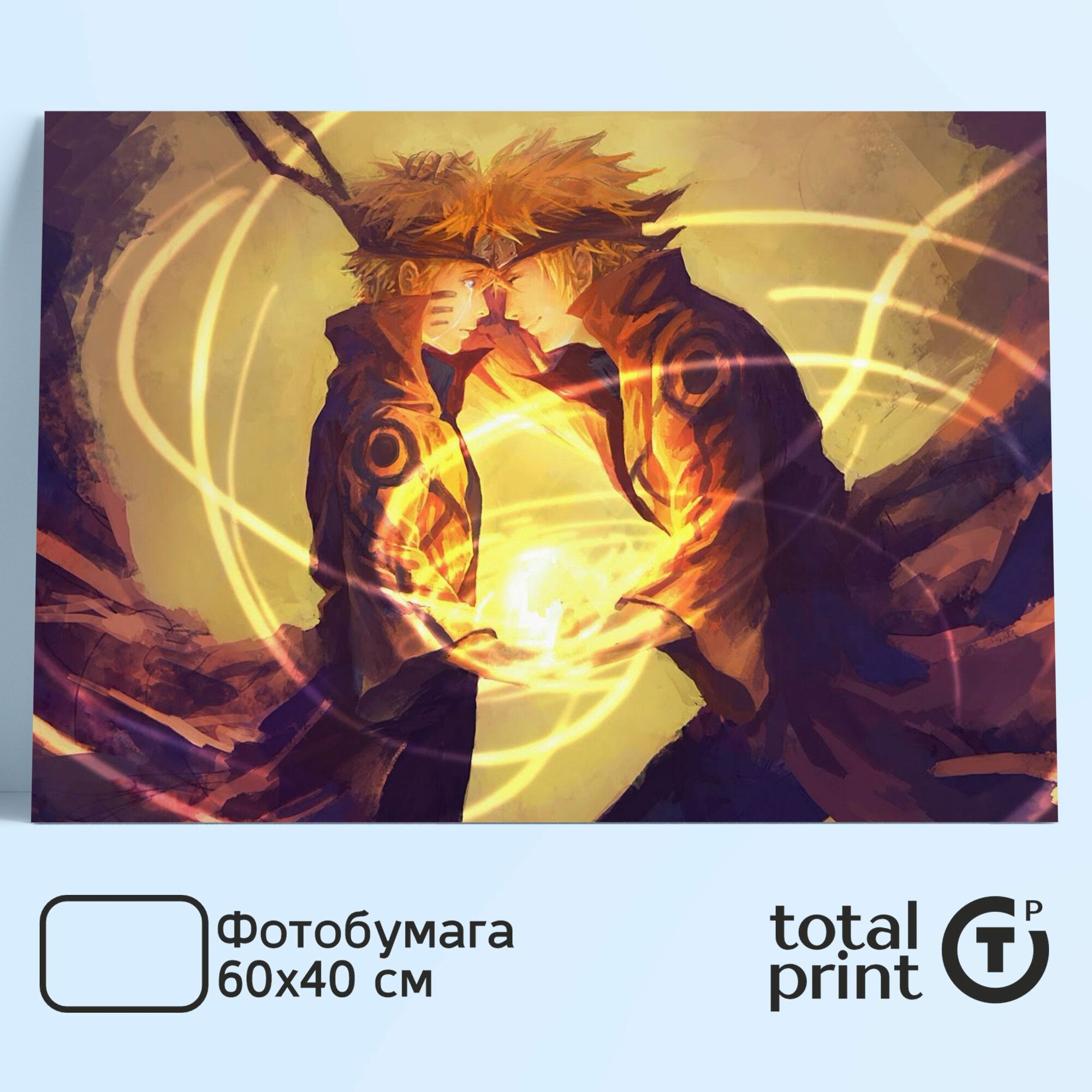 TotalPrint Постер для интерьера, Аниме, Наруто, 60х40см.