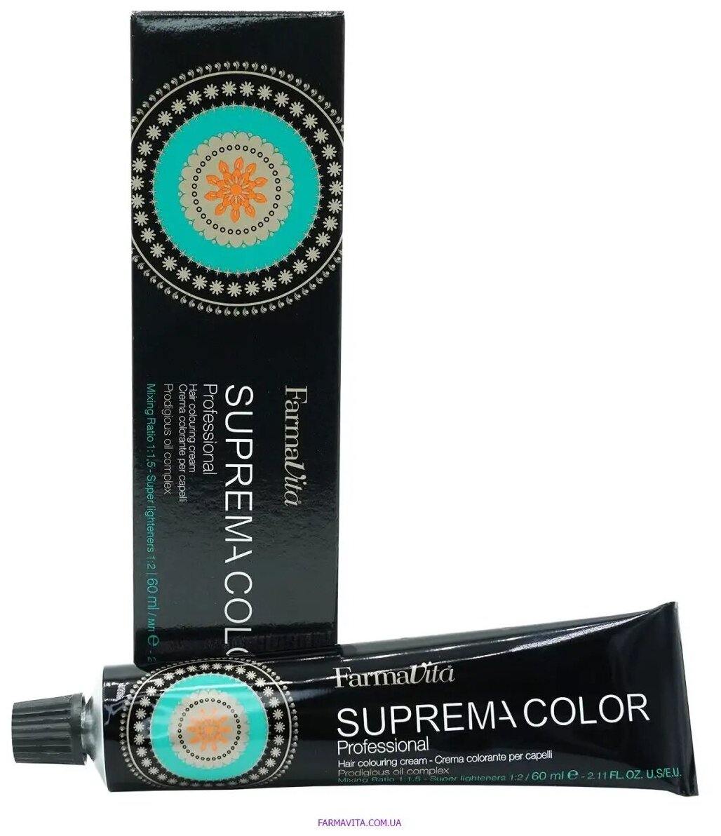 Краска-крем Farmavita Suprema Color для волос 9.44 Очень светлый блондин медный , 60 ml