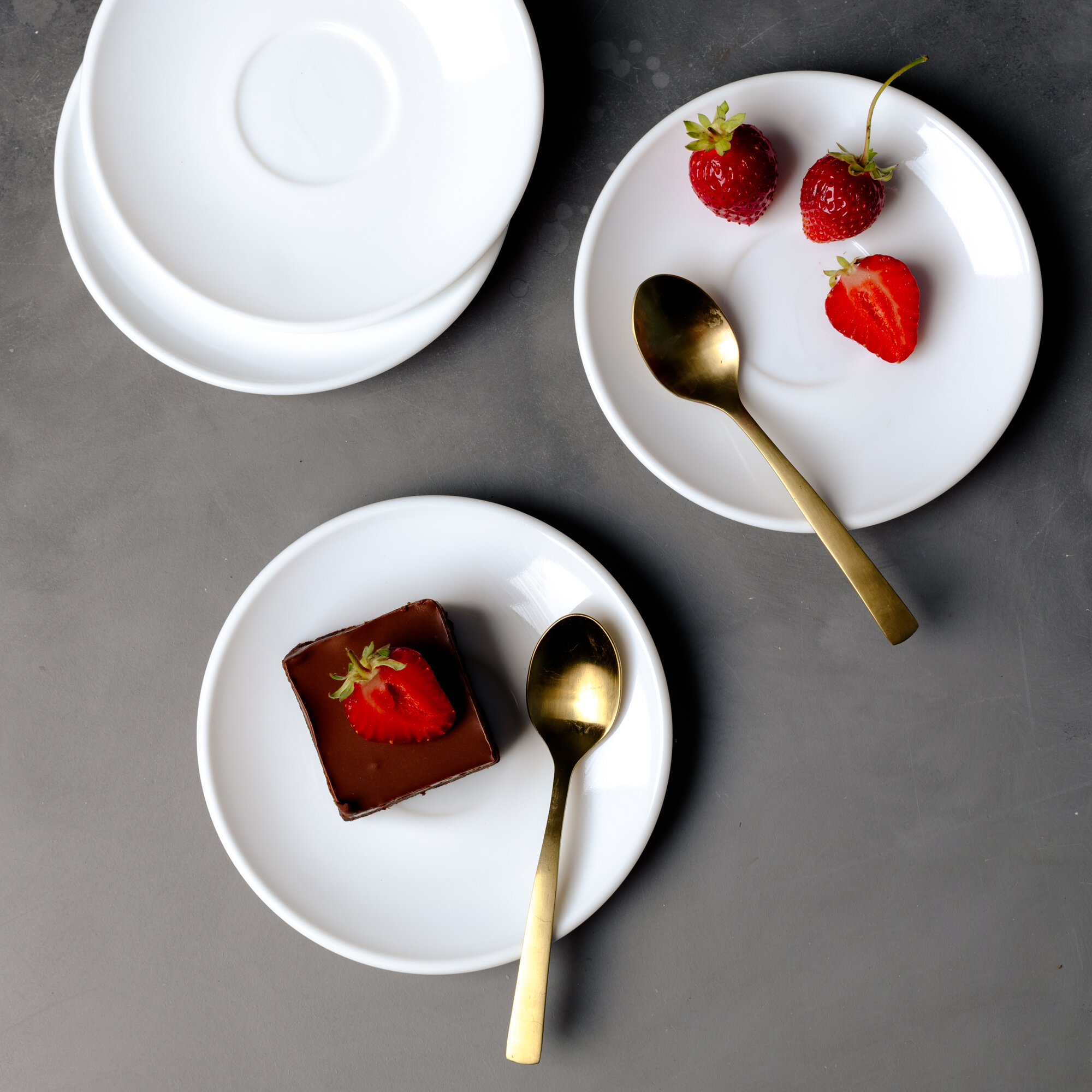 Набор блюдец 14 см 6 шт Arcoroc Restaurant (Luminarc), стеклокерамика