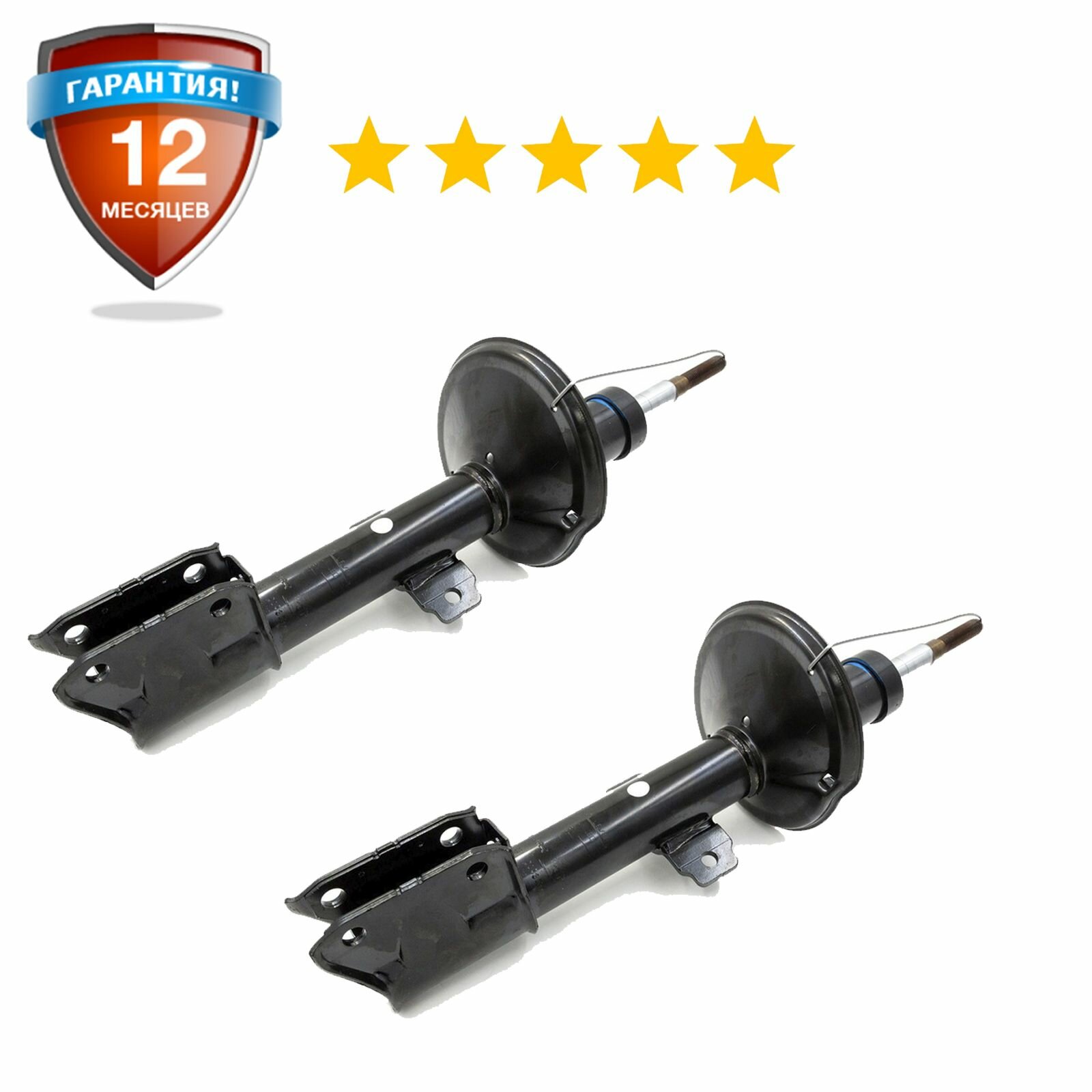 Амортизаторы передние Renault Duster (прав / лев) комплект 2 шт гарантия 1 год!