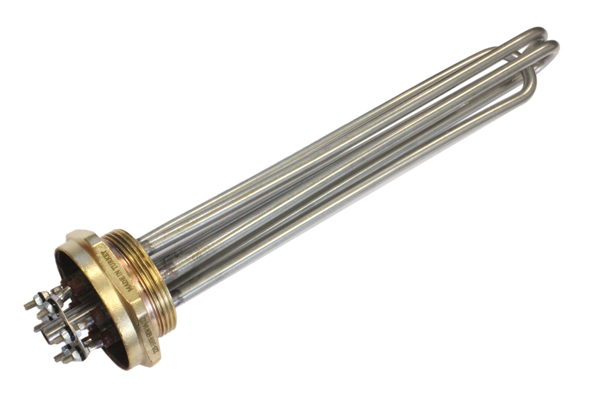 Блок ТЭН (ТЭНБ, СЭВ) резьба G2 007 6 кВт 220/380В L-320мм с гильзой Турция