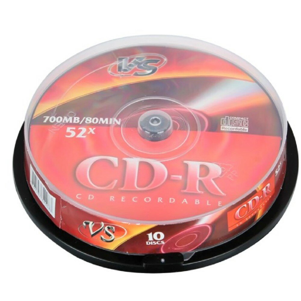 Оптический диск CD-R VS VSCDRCB1001 CD-R