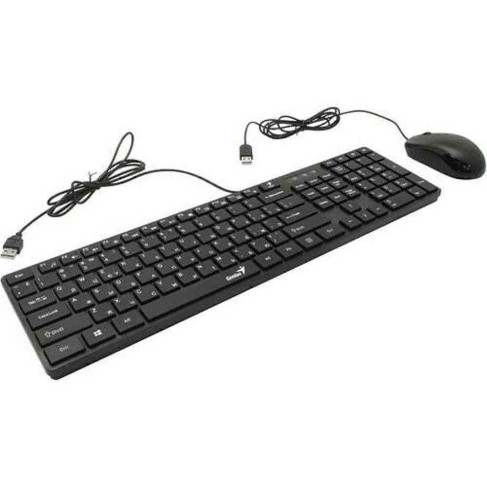 Комплект (клавиатура + мышь) Genius SlimStar C126 проводной
