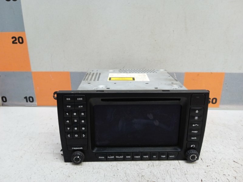 Б/У Порше Кайен Магнитола Porsche Cayenne 2005 955 260496 PORSCHE арт. 7L5035191A