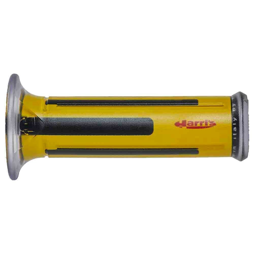 Грипсы руля ARIETE серии HARRI’S с логотипом HARRI’S желтый (ARI-01687/F-EY)