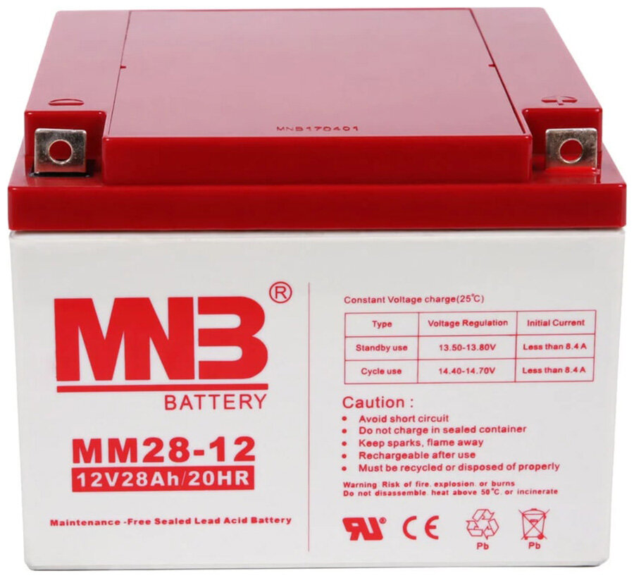 Аккумуляторная батарея MNB MМ28-12
