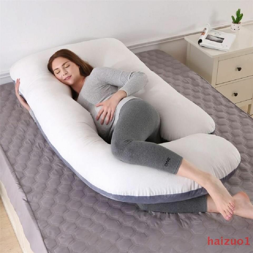 Подушка для беременных хрустальный бархат 80x120x180cm, U образная