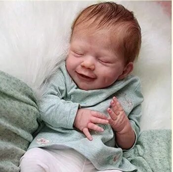 Реалистичная полноразмерная силиконовая кукла реборн Девочка 48 см можно купаться в воде