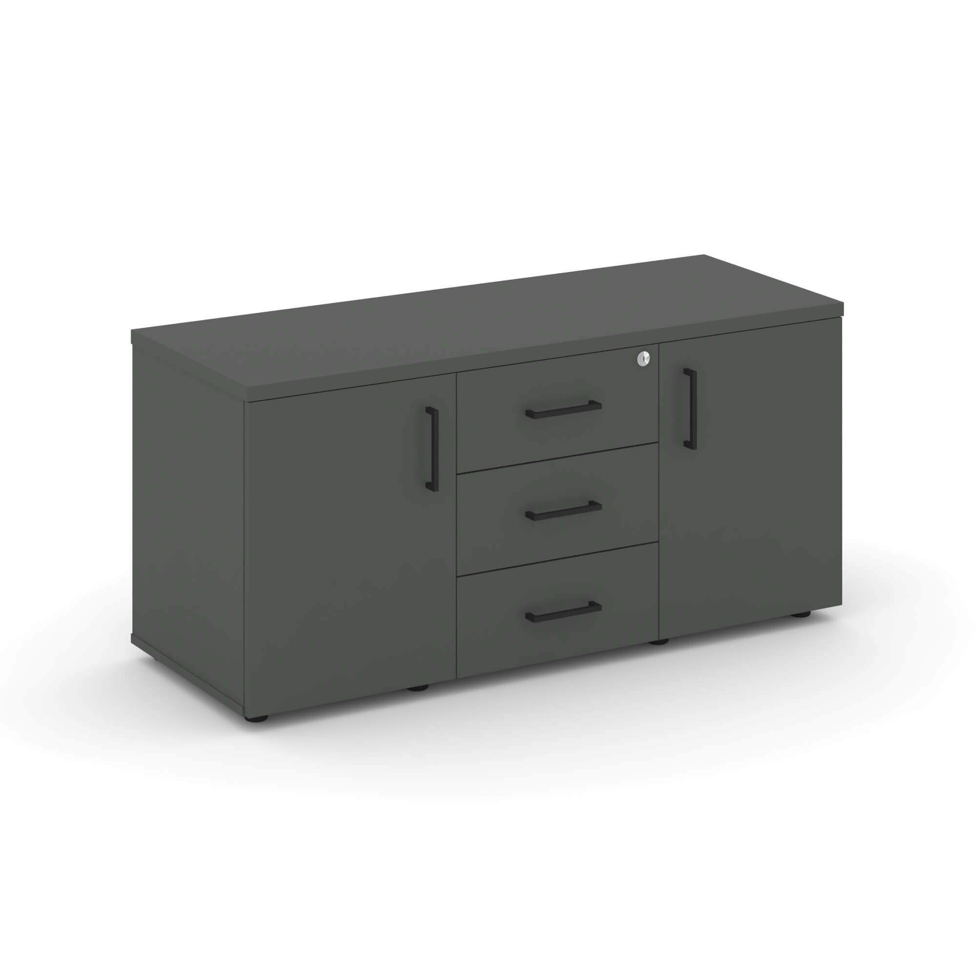 Тумба для оргтехники Стайл Проджект/Style Project Riva SN. TS-002 Антрацит 1206х460х576