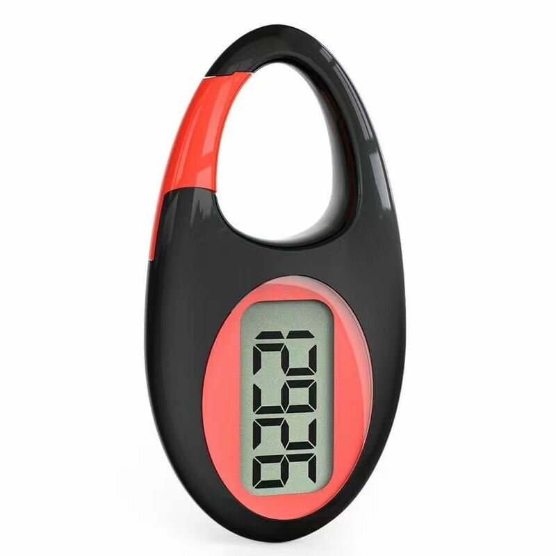 3D электронный шагомер карманный, карабин счетчик шагов для спорта и фитнеса, ходьбы, бега.