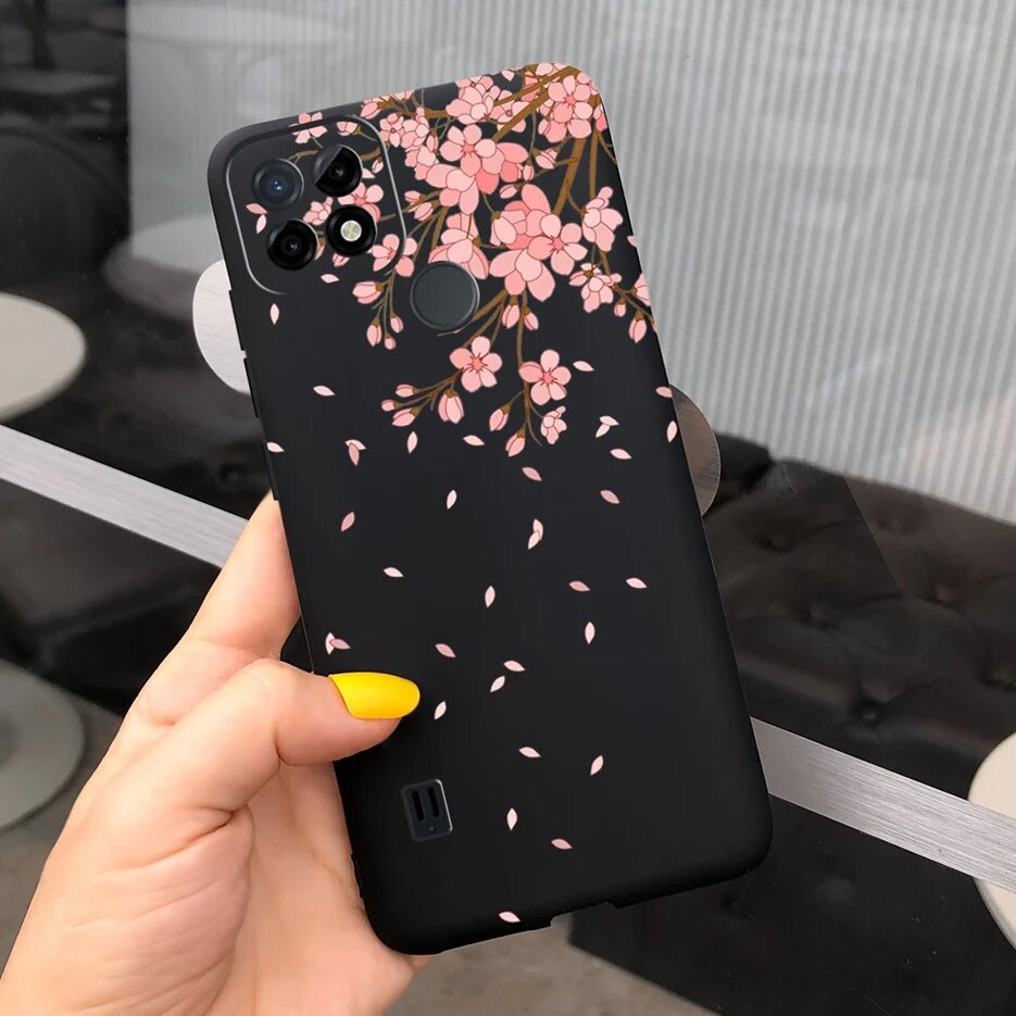 Чехол для Realme C21, чехол Realme C21Y, милый Модный мягкий чехол из Black 1622, For Realme C21Y