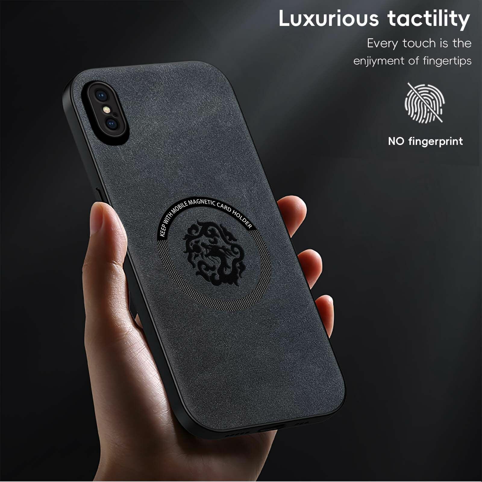 Чехол на Apple iPhone X / iPhone XS (Айфон Х / Айфон ХС) Роскошная кожа magsafe противоударный , Защита от падения, Защитный, Красивый подарок, Корпус мобильного телефона с защитой камеры