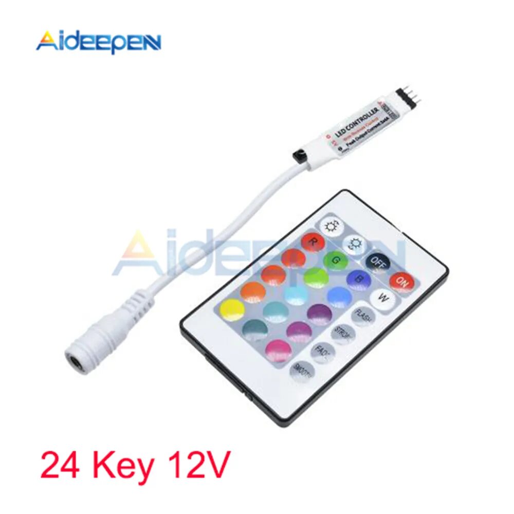 RGB контроллер 12V 24 Key для светодиодной ленты