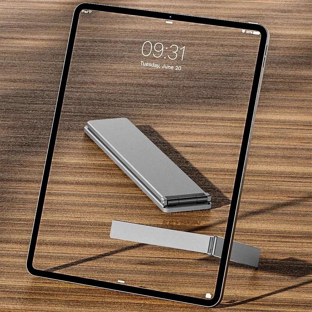KEYSION Мини складная подставка для планшета из алюминия