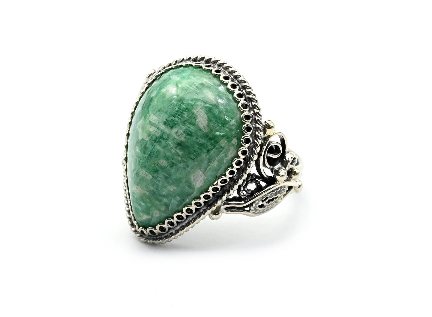 Кольцо, амазонит