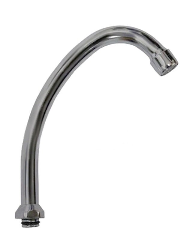 Комплектующие гусак для елочки импортной с аэратором d18 мм кухня VIKO V-0315